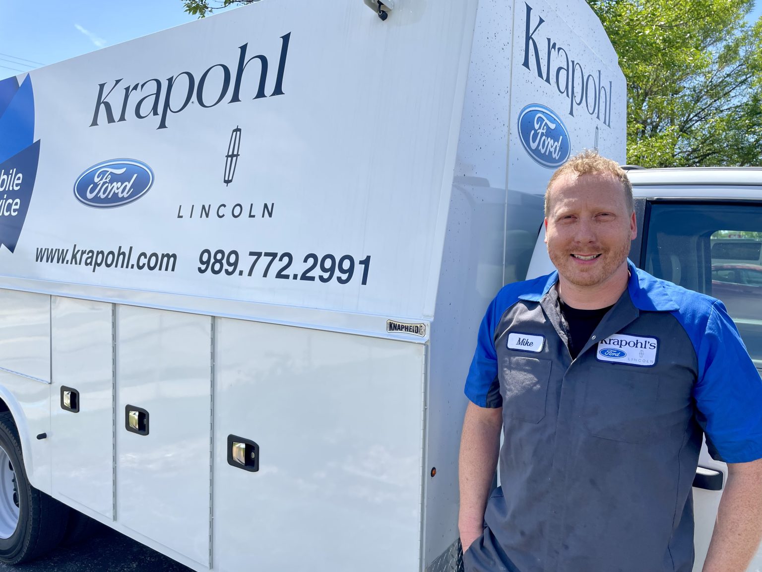 Convenience arrives in our big mobile service truck – Krapohl Ford ...